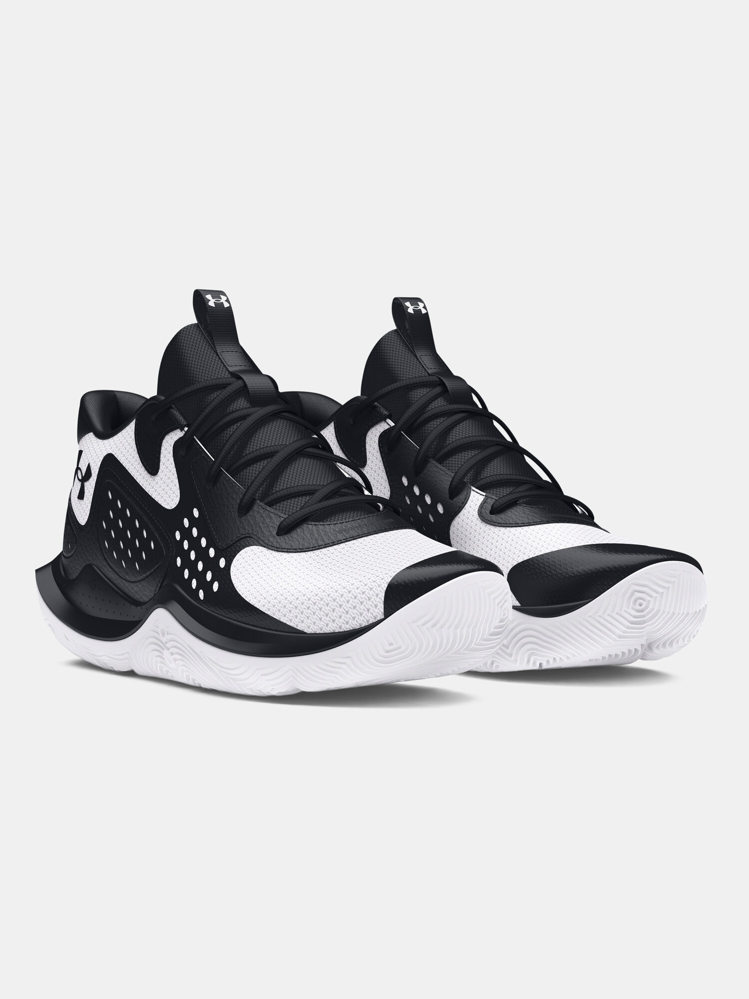 Кроссовки Under Armour Jet '23, размер 8,5 US, черный/белый — фото 1