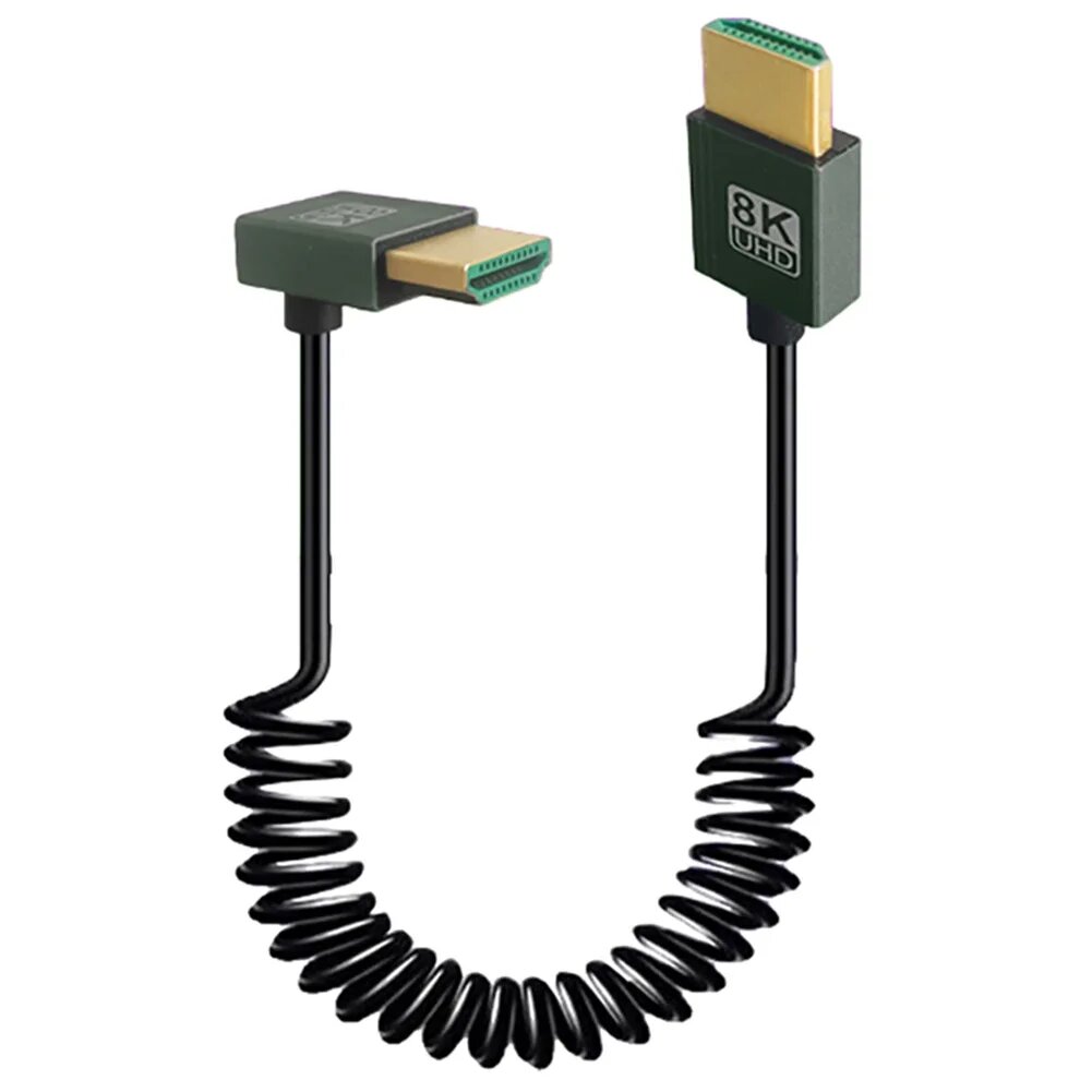 HDMI 8K A To A UP спиральный кабель