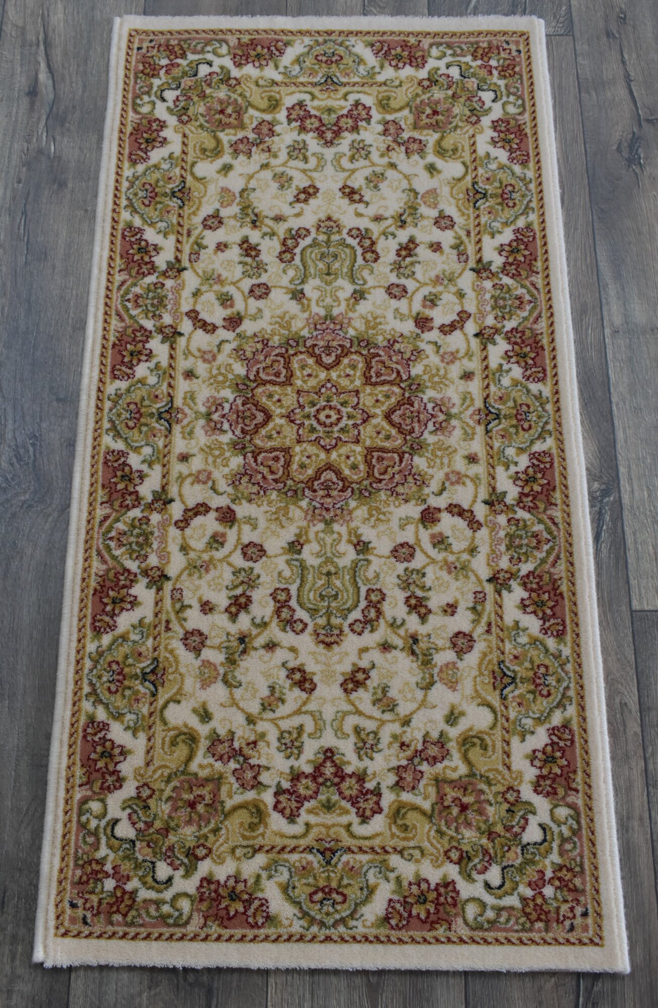 Ковер шерстяной 0.6*1.2 метра Moldabela Elegance, 62871-50633, бежевый, прямоугольный