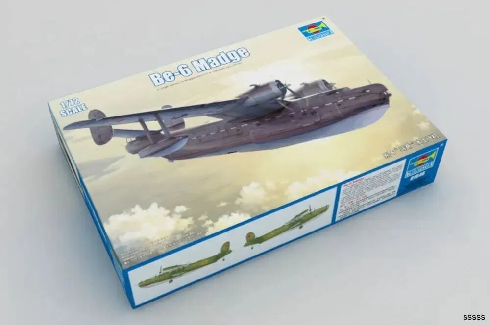 Сборная модель самолета Советский гидроплан БЕ-6 (Madge) 01646, масштаб 1/72