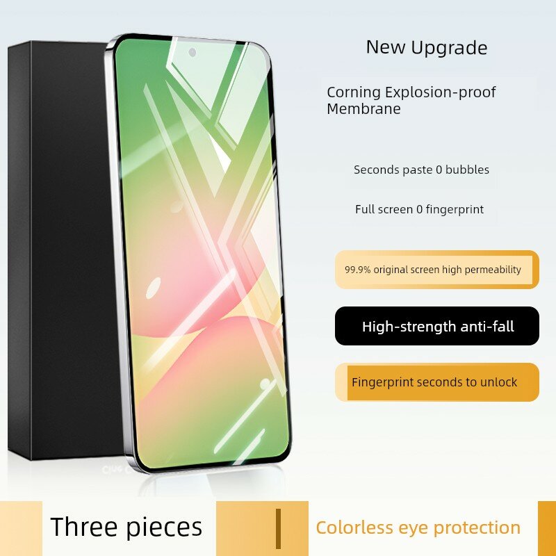 Samsung Galaxy A37 Обновленная Версия 2.0 Стекло Корнинг Защита Экрана Фильтр Синего Света, 3 Штуки