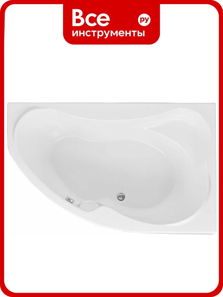 Ванна Aquanet CAPRI 160x100 R на каркасе + панель 00310235