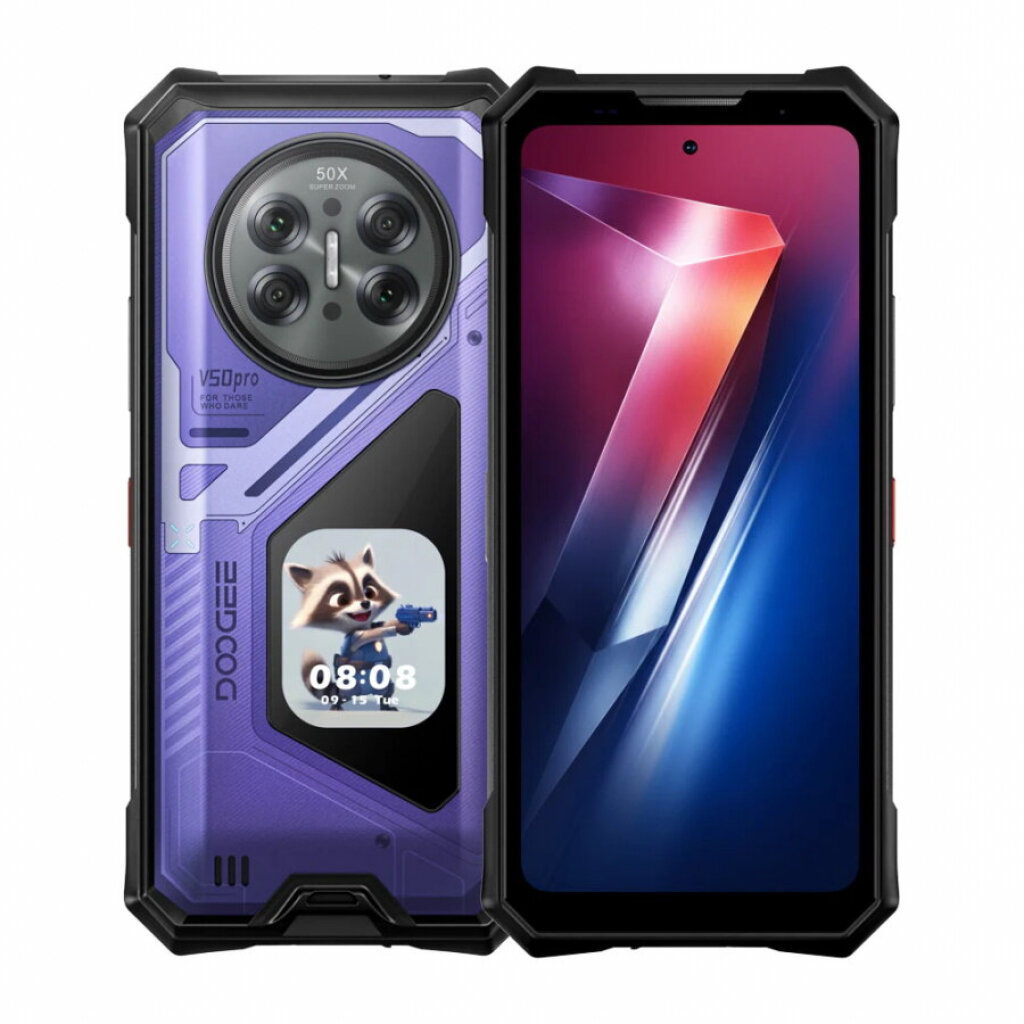 Смартфон Doogee V50 Pro, 5G, NFC, IP68/IP69K/MIL-STD-810H, 16/512Gb, Mystic Purple (Фиолетовый)