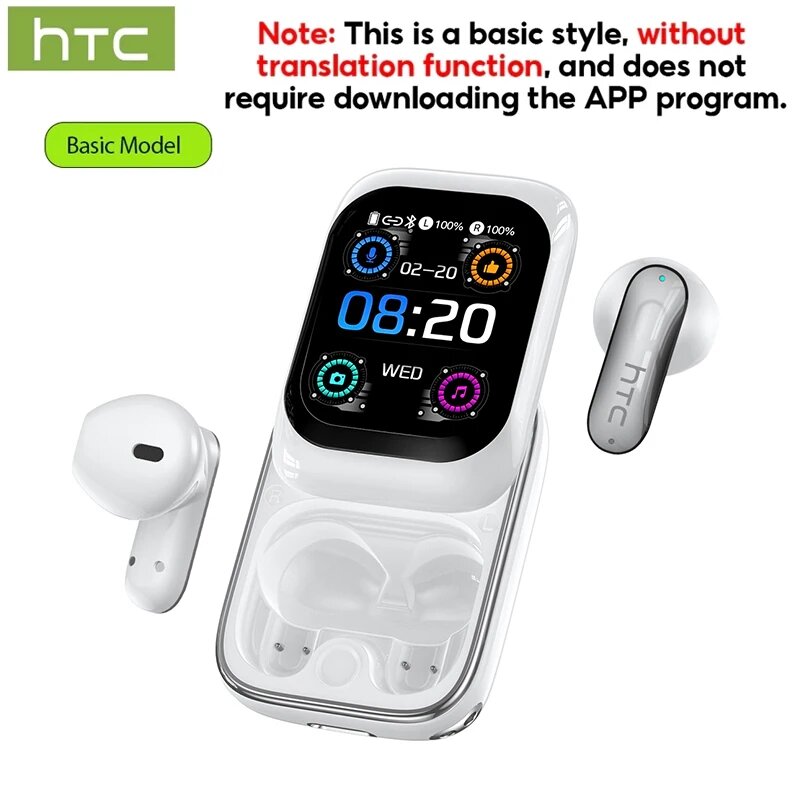 HTC NE48 Bluetooth наушники с переводом Белый, White