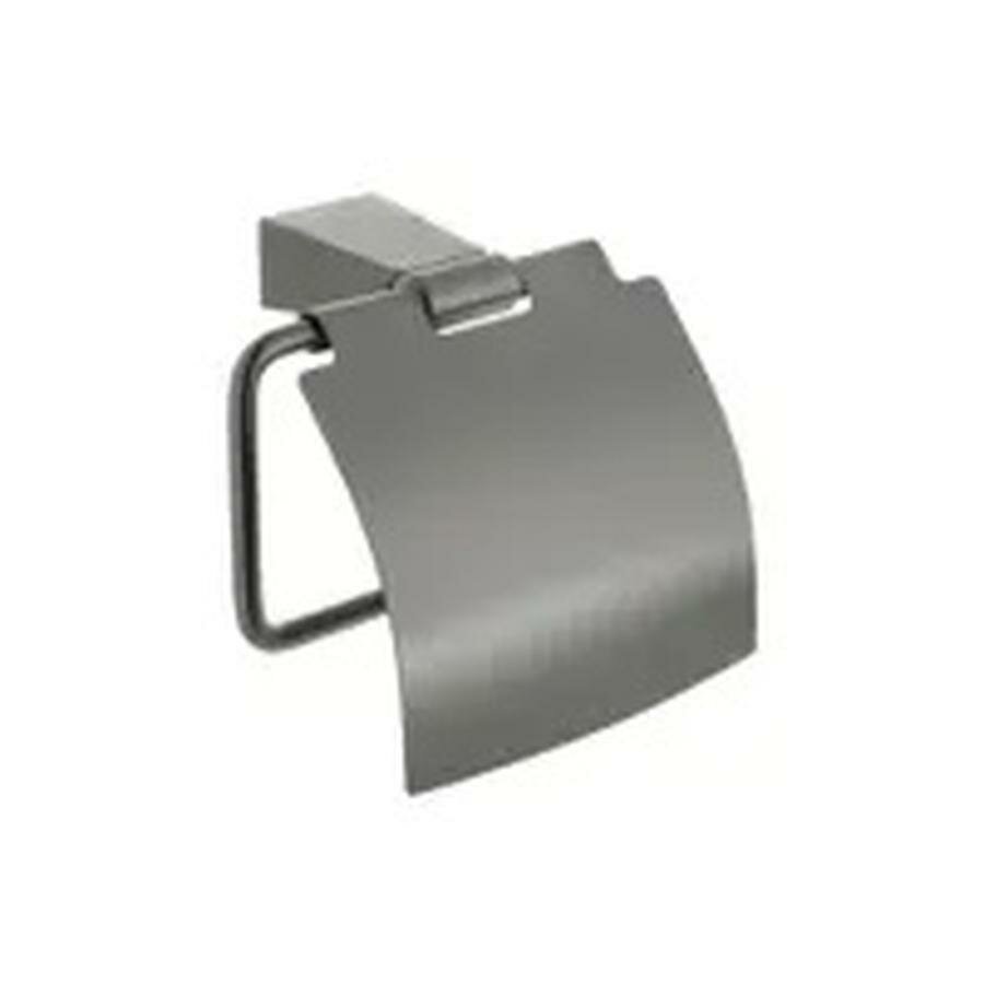 Держатель для туалетной бумаги Fixsen Trend Graphite FX-98010, с крышкой, цвет графит