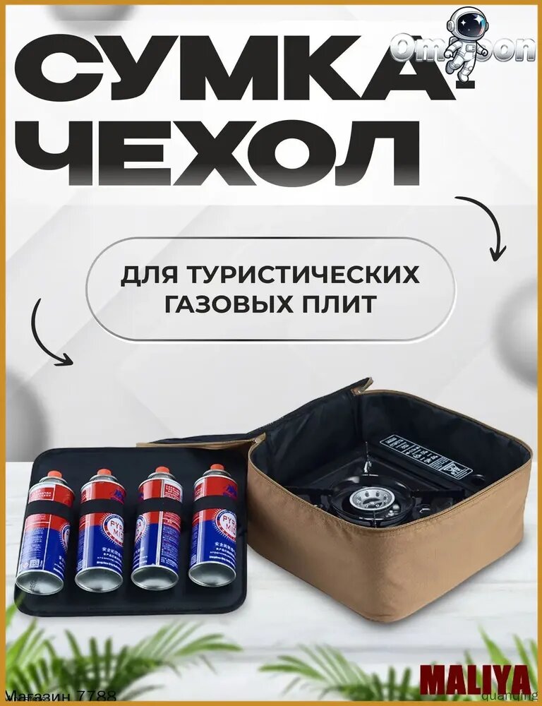 Сумка для газовой туристической плитки/Чехол кейс для плитки туристической 1