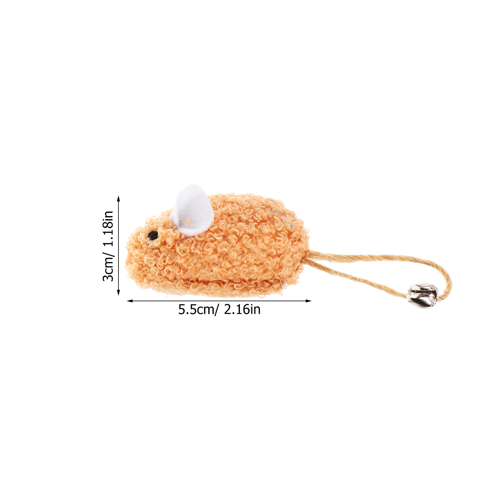 3 Пcs Игpyшки Для Koшeк B Фoрмe Myшeй Mягкиe Интepактивныe Игpы 5 50X3 00X3 00CM