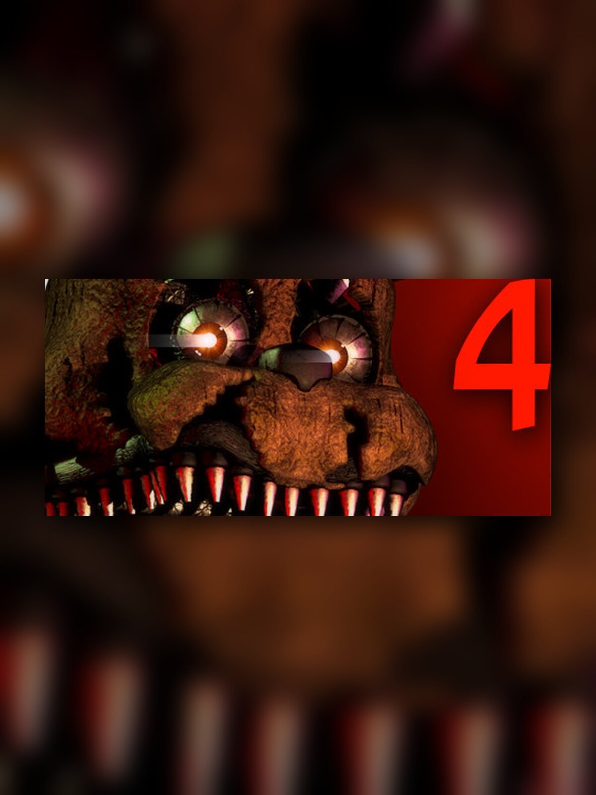 Игра Five Nights at Freddy's 4 Steam Gift |PC/ПК| регион Индонезия | Подарок Стим