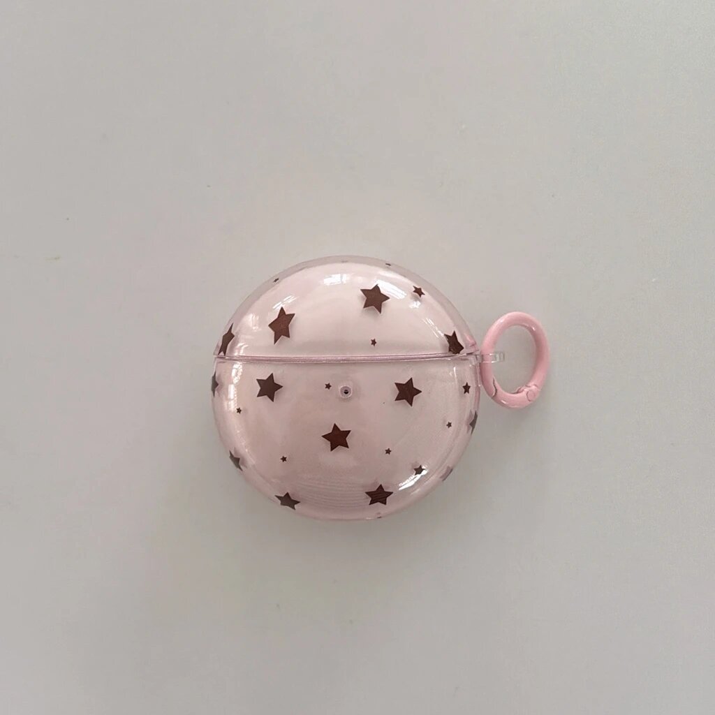 Прозрачный чехол для наушников Huawei FreeBuds Розовый, For FreeBuds 5i 6i, Розовый, Pink