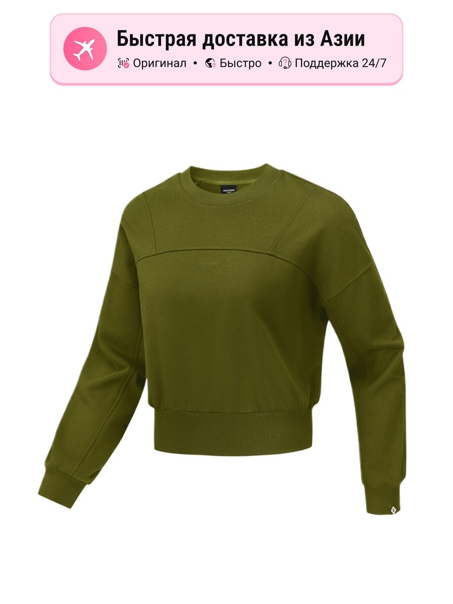 Свитшот SKECHERS Black Olive 00KK Crew Neck Moderate, 1 шт.