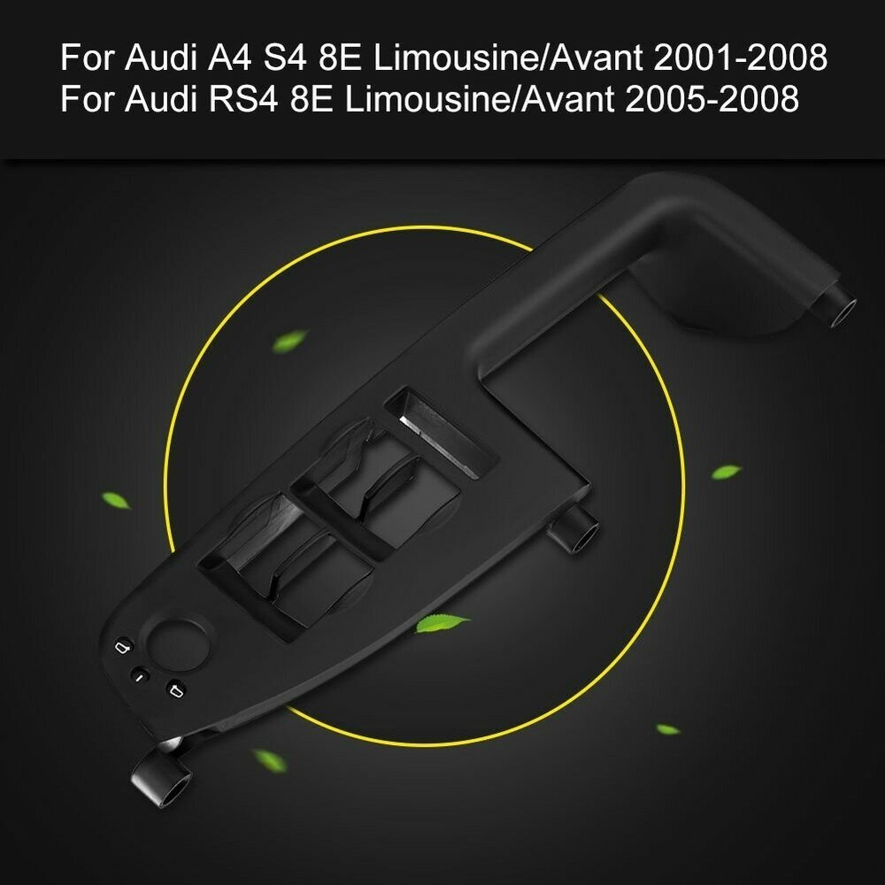 Накладка панели переключателя окна автомобиля для Audi A4 B6 B7 RS4 2001-2008 8E1867171B черная