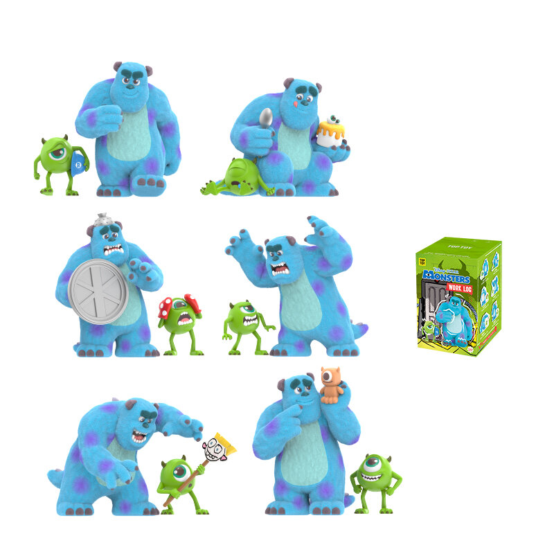 TOP TOY X Disney MONSTERS INC. Коллекция журналов сотрудников слепые коробки 1 коробка полная коробка 6 шт