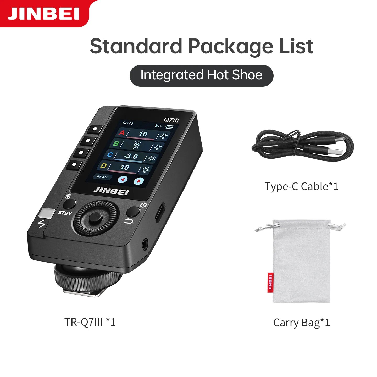 JINBEI TR-Q7III беспроводной триггер для вспышки