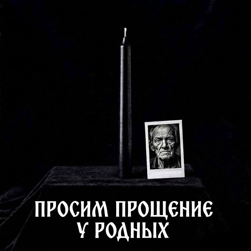 Эзотерическая восковая свеча на прощение у родных