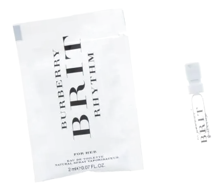 Туалетная вода для женщин Burberry Brit Rhythm For Woman 2 мл пробник - Барбери Брит Ритм Фор Вумен