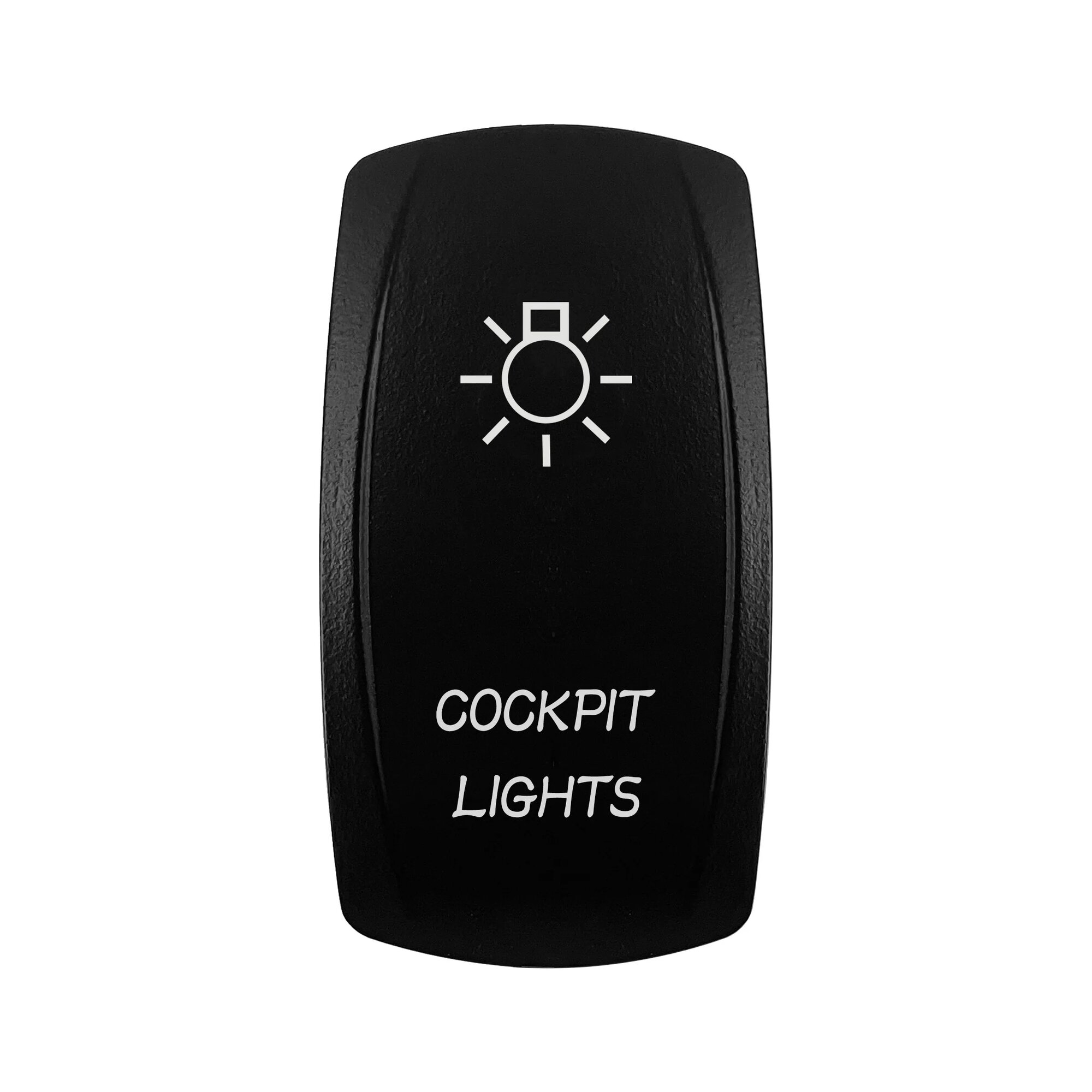 Водонепроницаемый кулисный переключатель AUTO PILOT Marine Switch Green Light COCKPIT LIGHTS