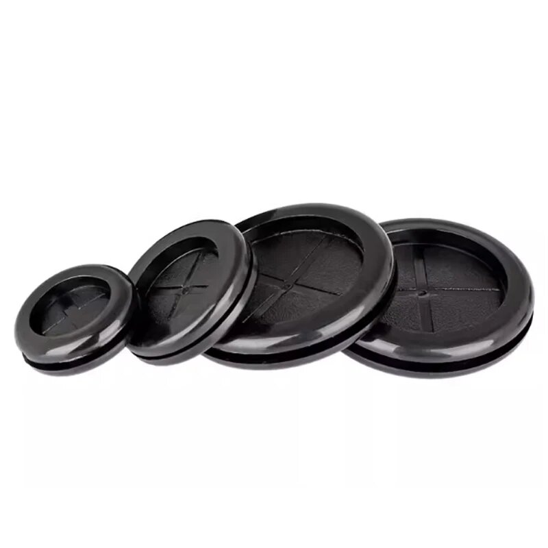 Резиновые уплотнители-кольца для электротехнических коробок 12-110 B Size 28mm-10PCS, Черный, Black
