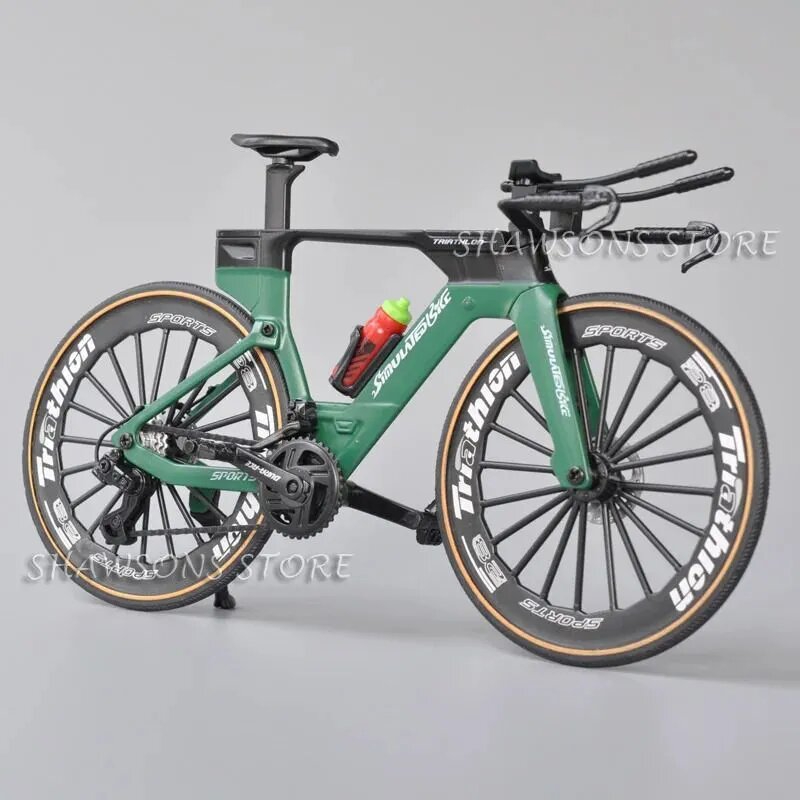 Модель велосипеда Triathlon T.T Time Trial Racing Bike, масштаб 1:8, синий