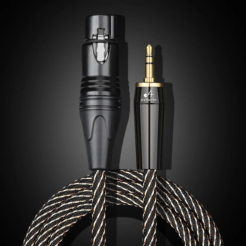 Аудиокабель ATAUDIO 3,5 мм Jack - XLR