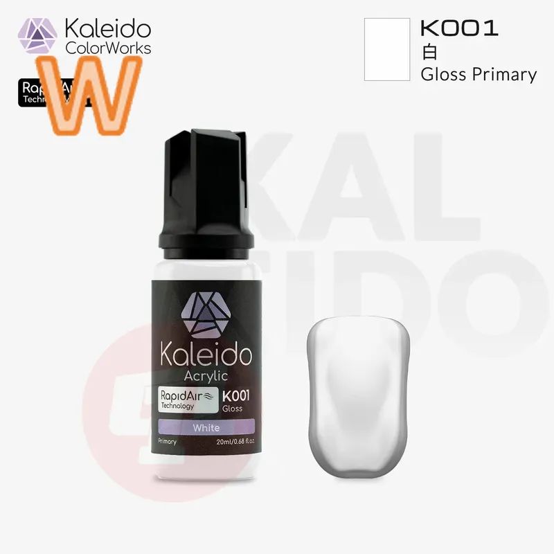 Краски акриловые для моделирования серии Kaleido Primary K001 Белый (20 мл)