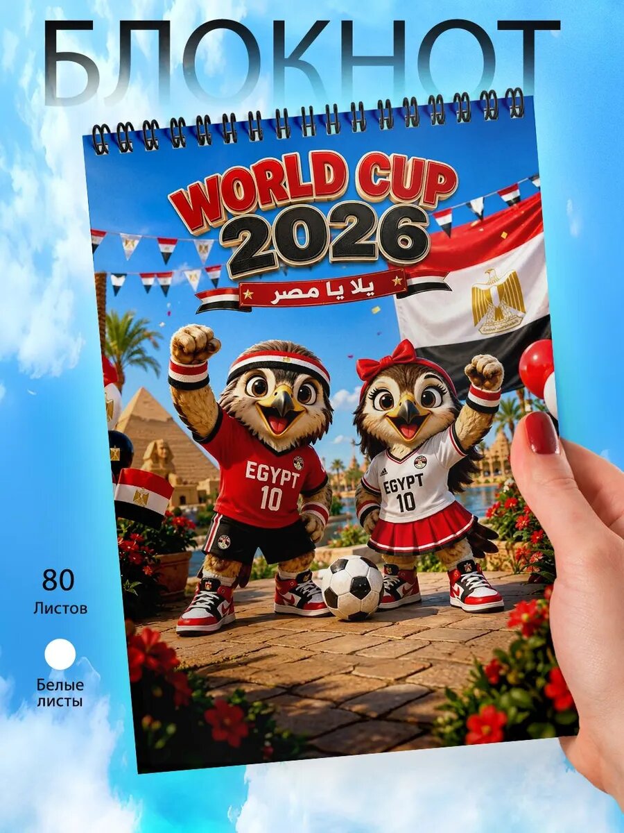 Блокнот А6 - ЧМ 2026 - Египет