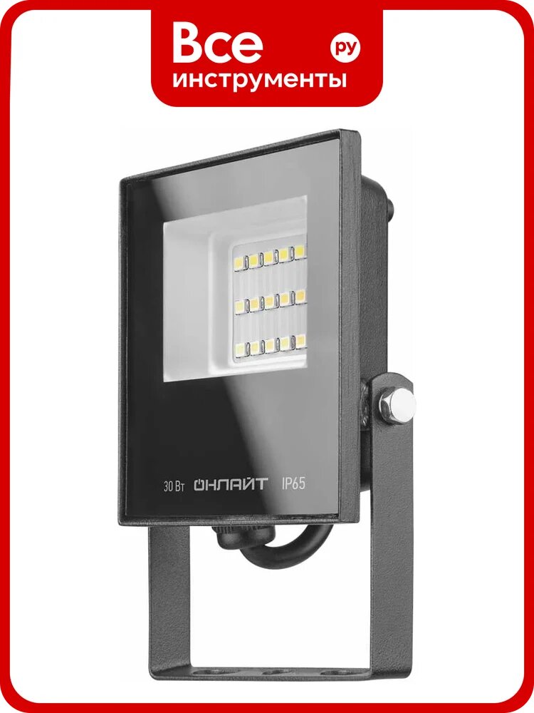 Светильник онлайт 90 497 OFL-03-30-6.5K-BL-IP65-LED 90497