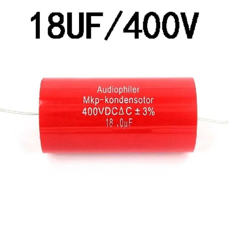 1шт Аудио электролитический конденсатор Audiophiler MKP 400V 18uF для усилителей и аудиосистем