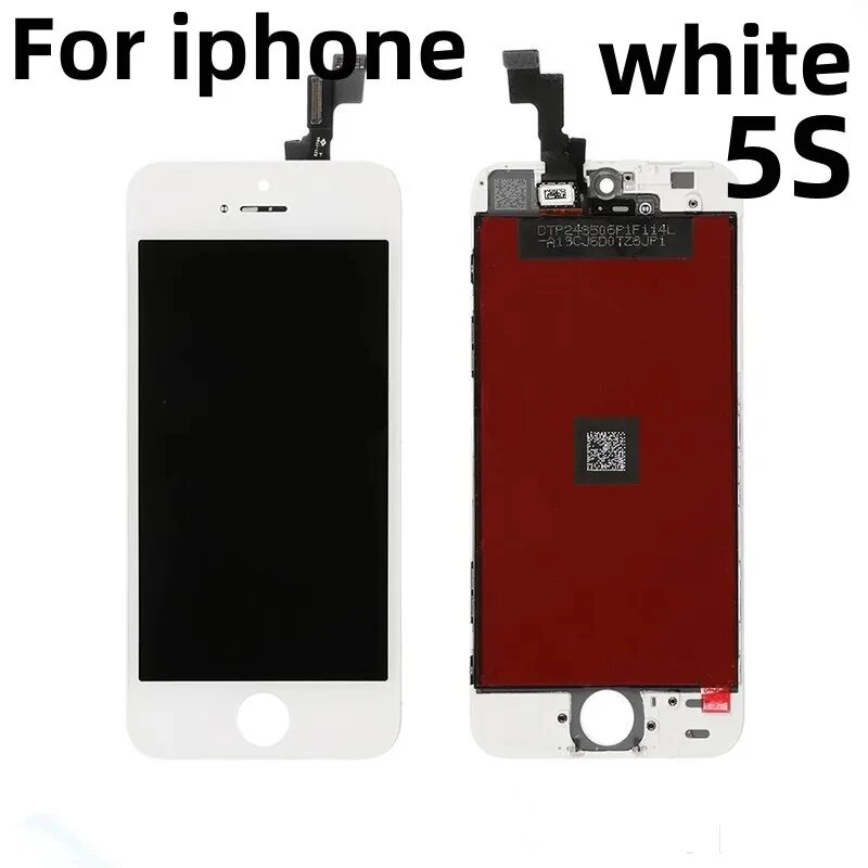 Сенсорный ЖК-дисплей для iPhone 5 5C 5S SE 6 6S 7 8 Plus, сменный экран для Белый, 5s SE White