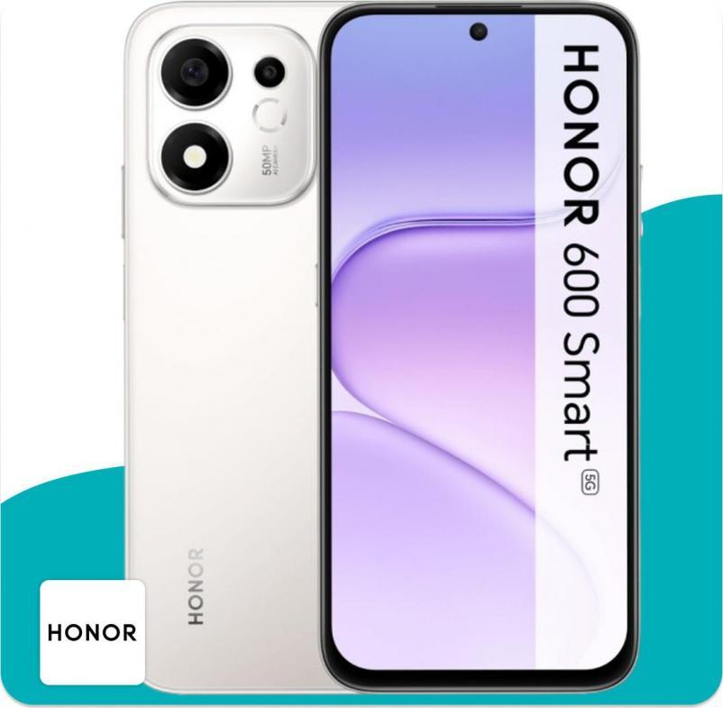 Смартфон Honor 600 Smart 5G 4/256 ГБ Silver EU версия, оригинал