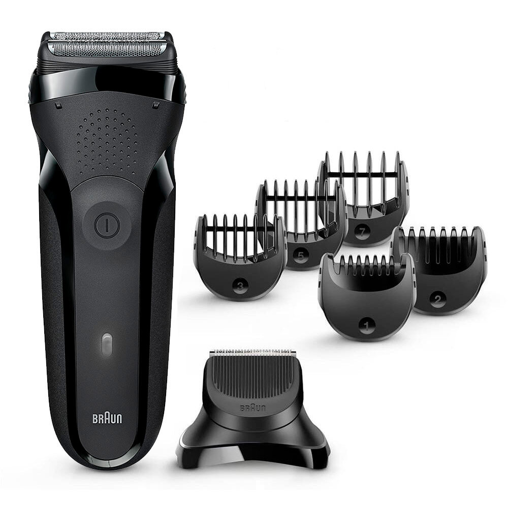 Электробритва Braun "Series 3 Shave and Style" 300BT, сеточная, NiMH аккумулятор, водонепроницаемость