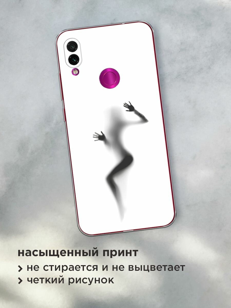 Чехол на Xiaomi Redmi Note 7 / Сяоми Редми Нот 7 с принтом "Девушка в душе" — фото 1