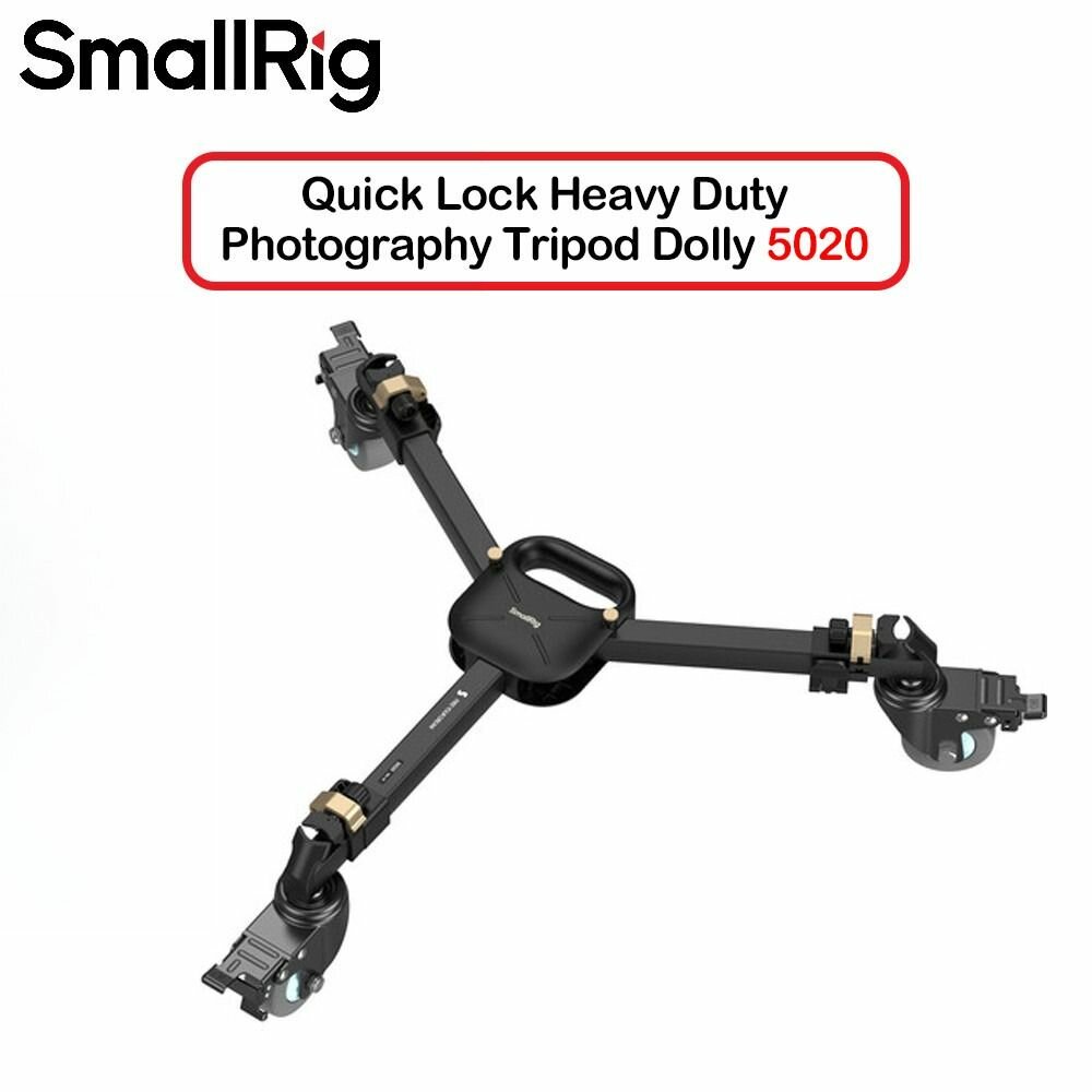 SmallRig Быстрозажимной съемочный штатив для тяжелых условий эксплуатации Dolly 5020