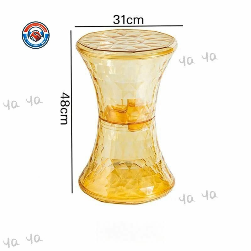 Складной табурет-трансформер, компактный пуф для кухни и дачи, универсальный стул-табуретка с гладкими краями, многофункциональная мебель для дома и улицы, 1 шт