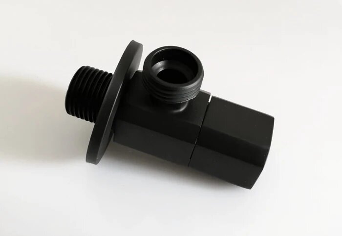 Угловой кран Ferond AG799 черный/золотой black