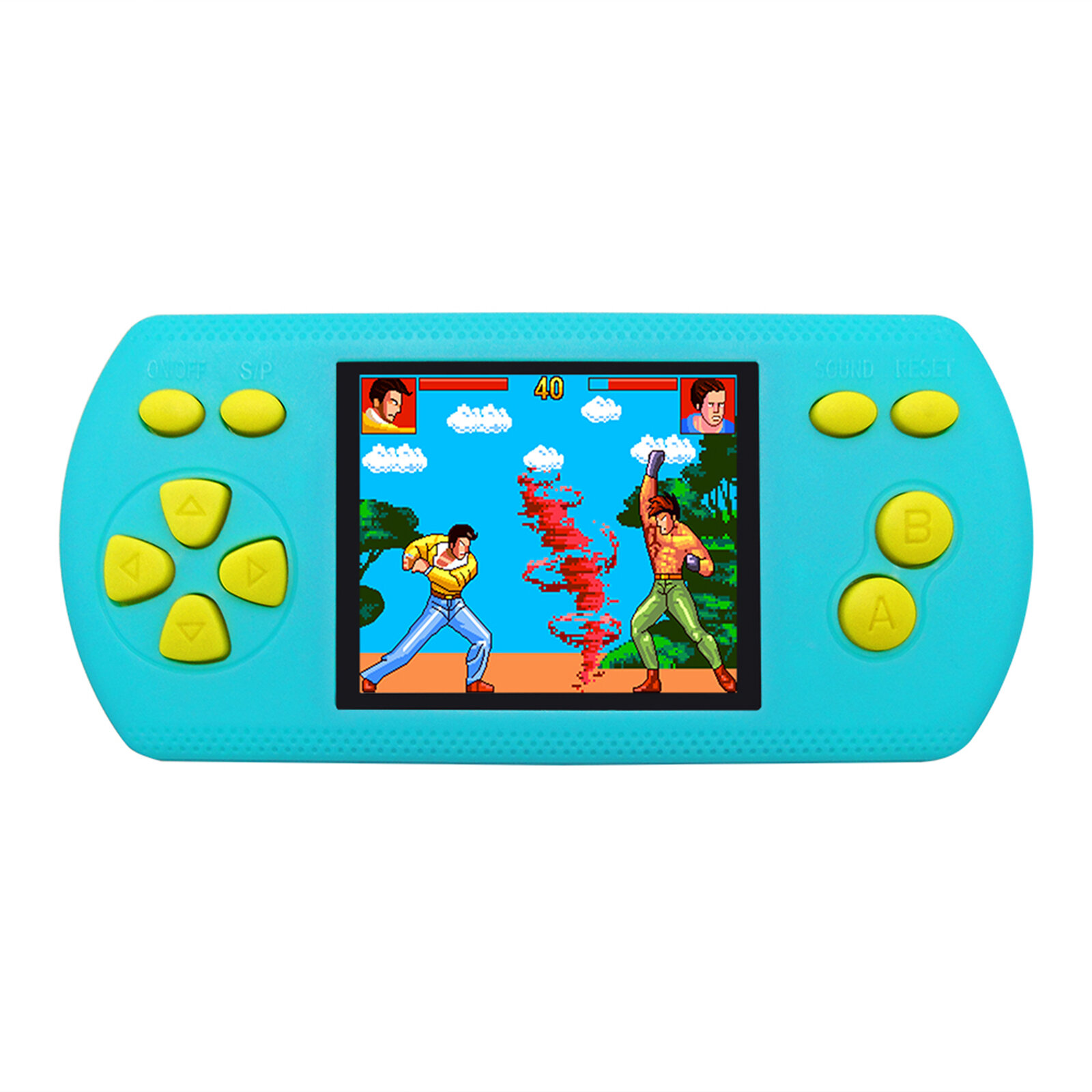 Портативная игровая консоль для детей и взрослых Game Player 200 Classic с 16-битным 2,2-дюймовым цветным экраном.