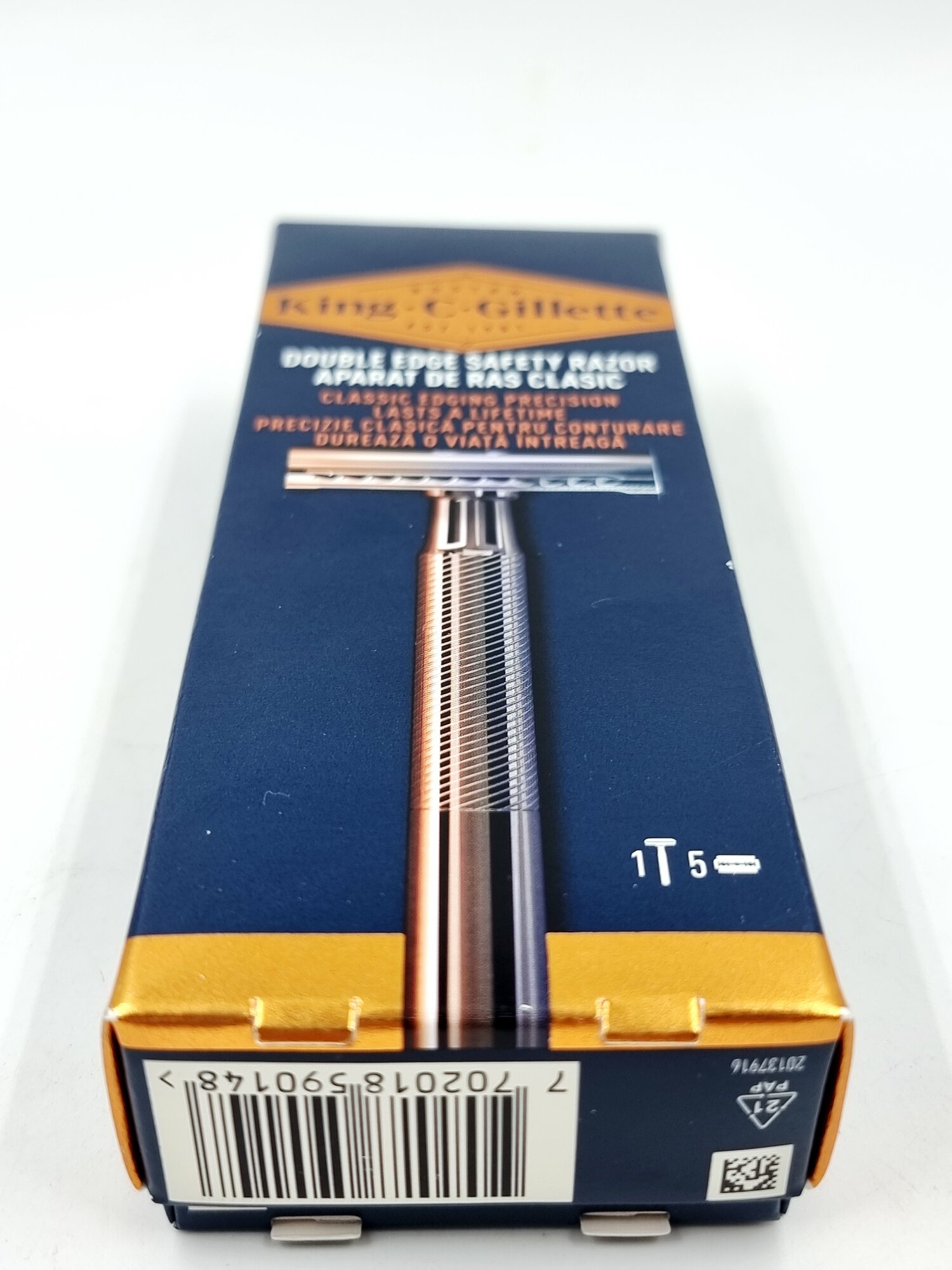 King C Gilette Double Edge Saftey Razor высококачественная бритва с пятью лезвиями (Китай)