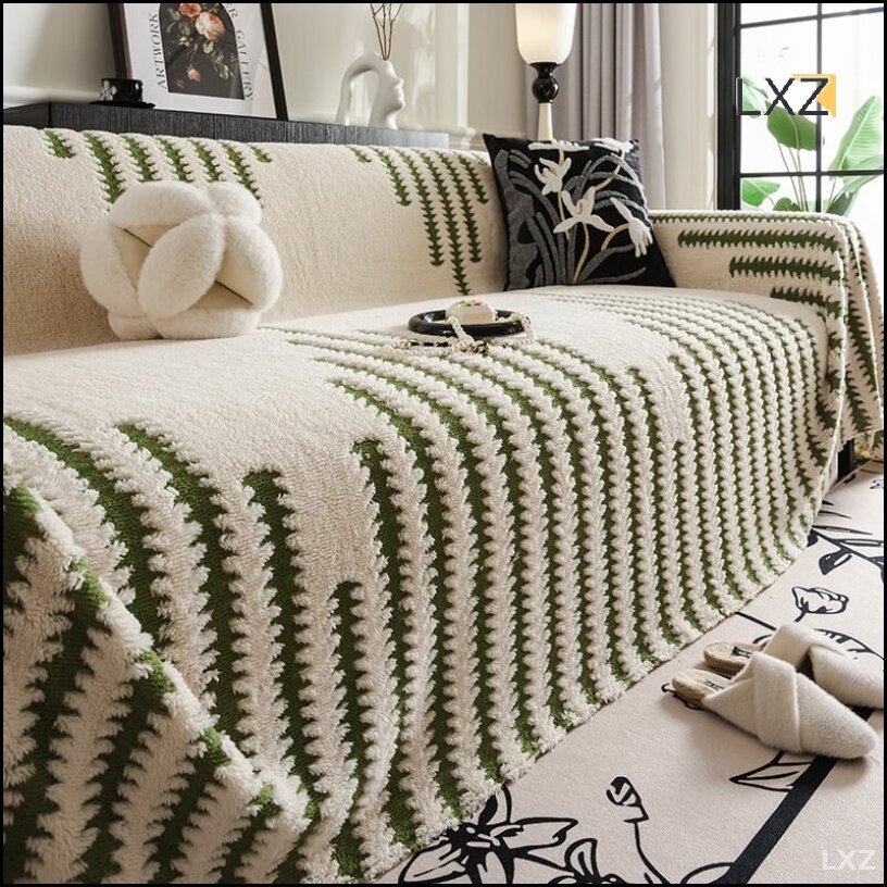 Эксклюзивный плед для дивана, выполненный в виде уютного чехла и практичного полотенца с элегантным дизайном