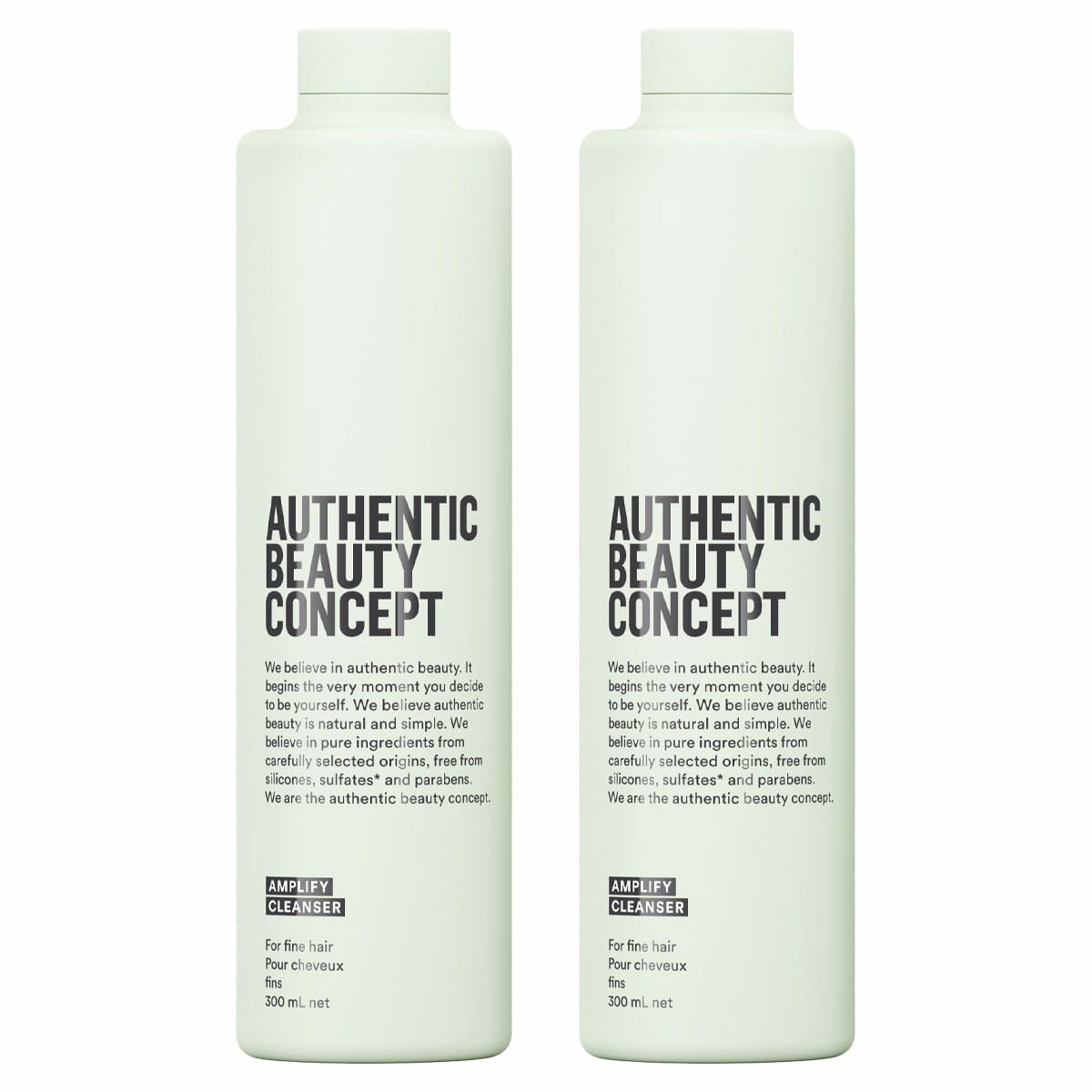 Authentic Beauty Concept Шампунь для поврежденных волос Amplify Cleanser 2x300 мл