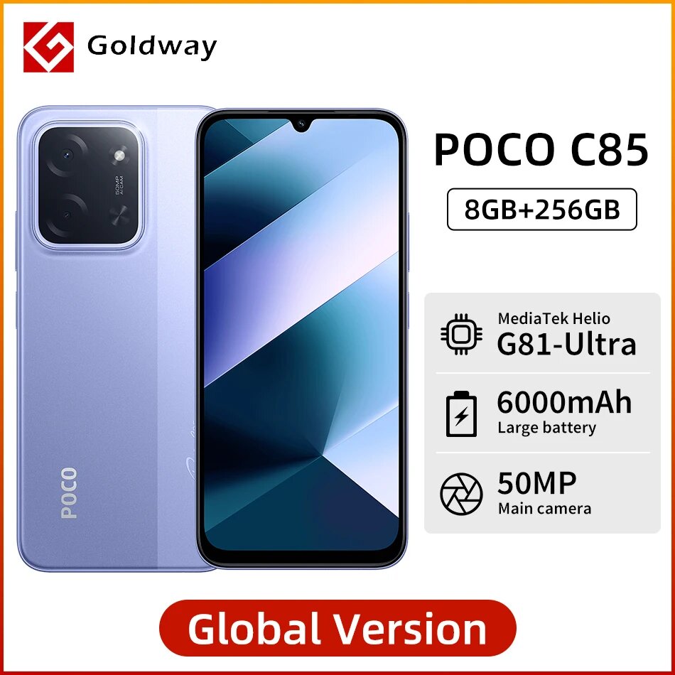 Смартфон Poco C85, 8/256ГБ, global