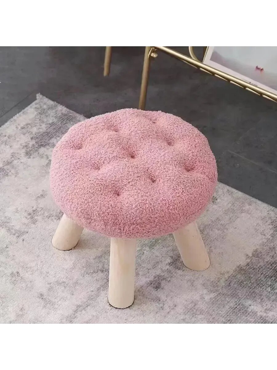 Печеный кекс-табуретка сетевой модерн из натурального дерева