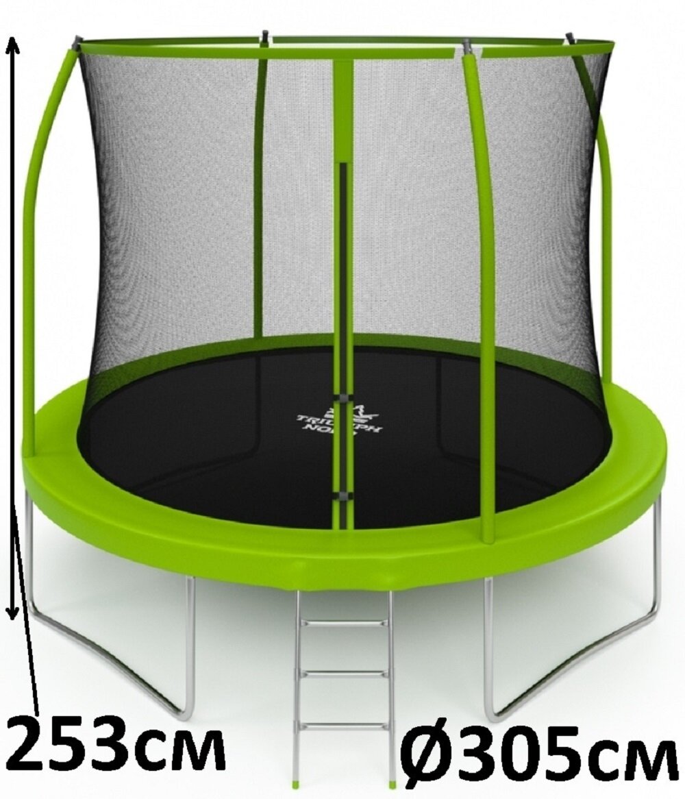 Батут Triumph Nord "Триумфальный", диаметр 305см, максимальная нагрузка 120кг