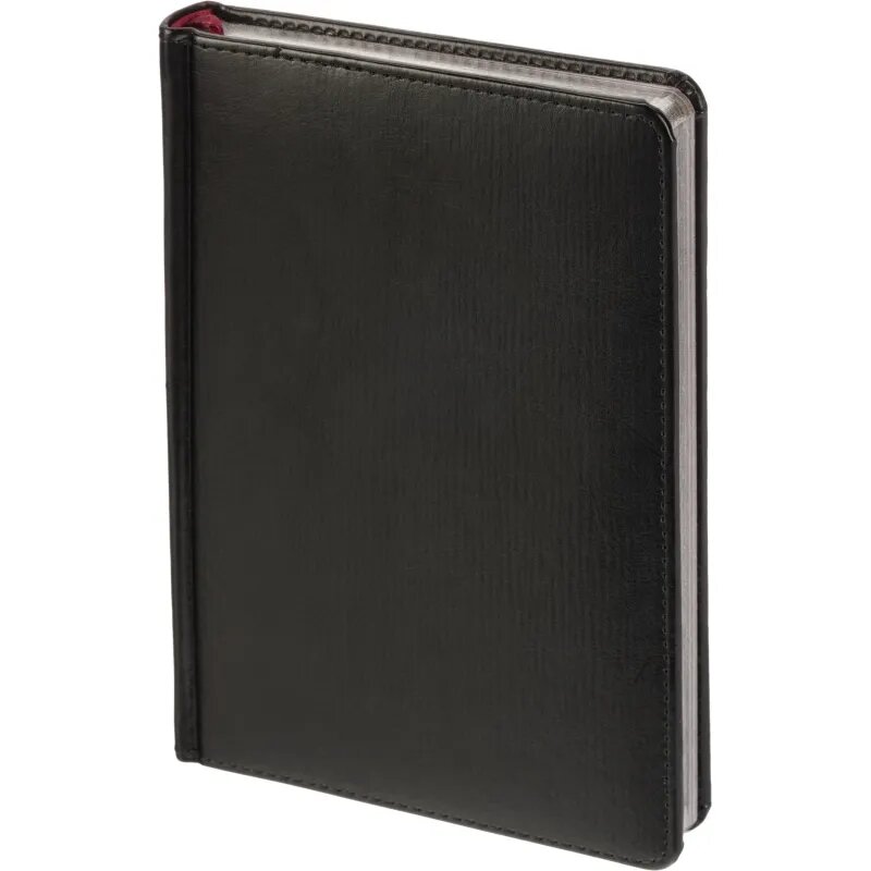 Ежедневник недатированный А5 Sidney Nebraska, черн, сереб. обр,272стр 3-128/16