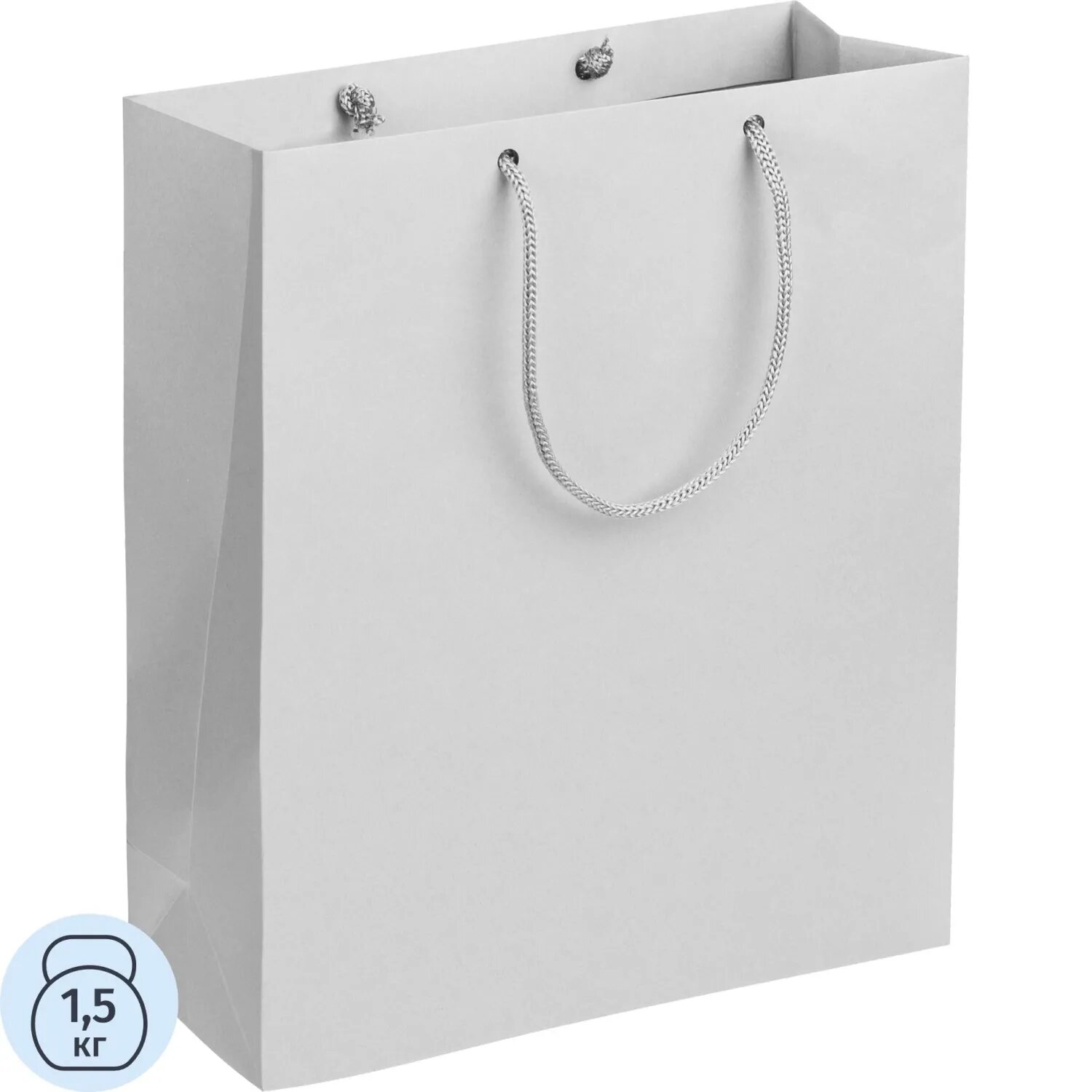 Пакет подарочный Wide, 23х28х9.2см, серый, 74440.10