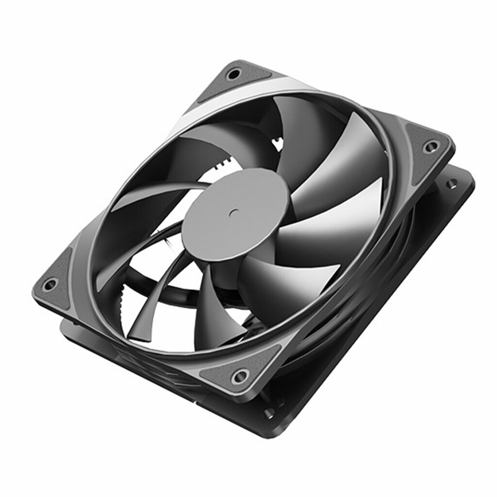 120-миллиметровый бесшумный вентилятор для корпуса компьютера, 12-Вольтовый охлаждающий вентилятор для отвода тепла для Игрового ПК