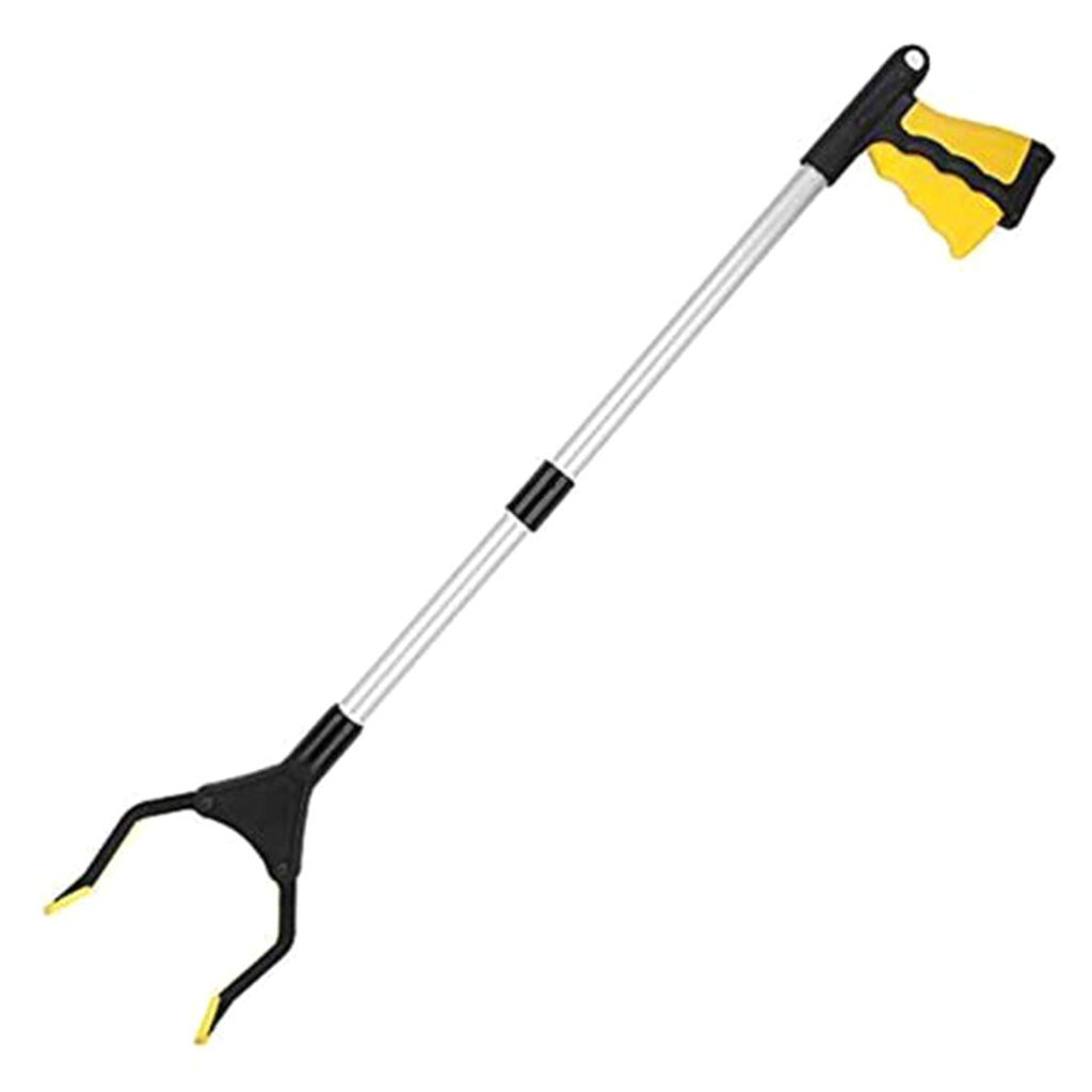 Складные Длинные Зажимы Для Мусора Grab Pick Up Tool Изогнутая Ручка Зажим Для Мусора Портативный