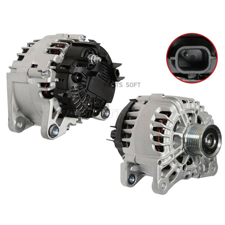 Генератор NISSAN QASHQAI 1.2 13-/LADA VESTA/X-Ray 1.6 15- 12V 120A (тип VALEO) SAT ST-85-0510 | цена за 1 шт