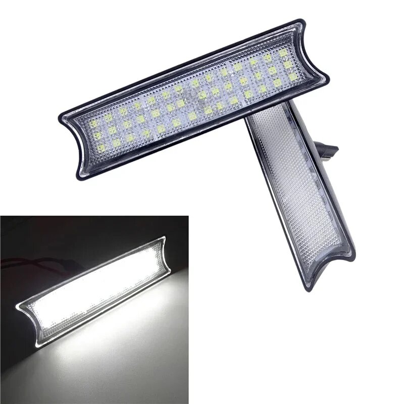 2 шт, без ошибок, SMD светодиодная внутренняя купольная лампа для чтения для BMW E46 98-05 M3 E83 X3 E84 X4 E86 E63 E64