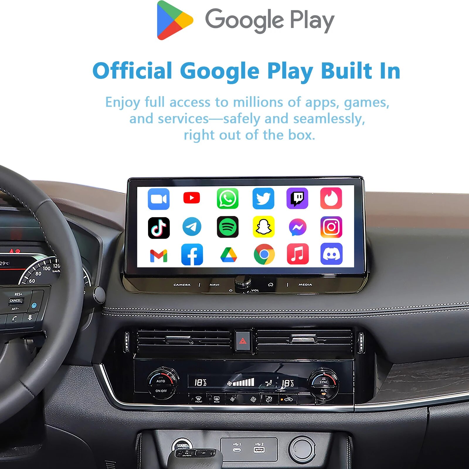 Интерфейс Android Nissan X-Trail Qashqai, 8 plus 128 ГБ