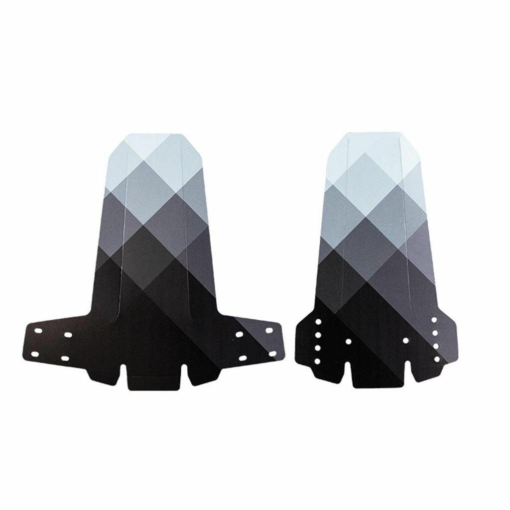 Защитный щиток для горного велосипеда из усиленного пластика, Серый