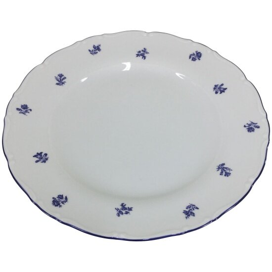 Тарелка Thun 1794 "Офелия", декор "Мелкие синие цветы", 21 см. (ОФЛ0007)